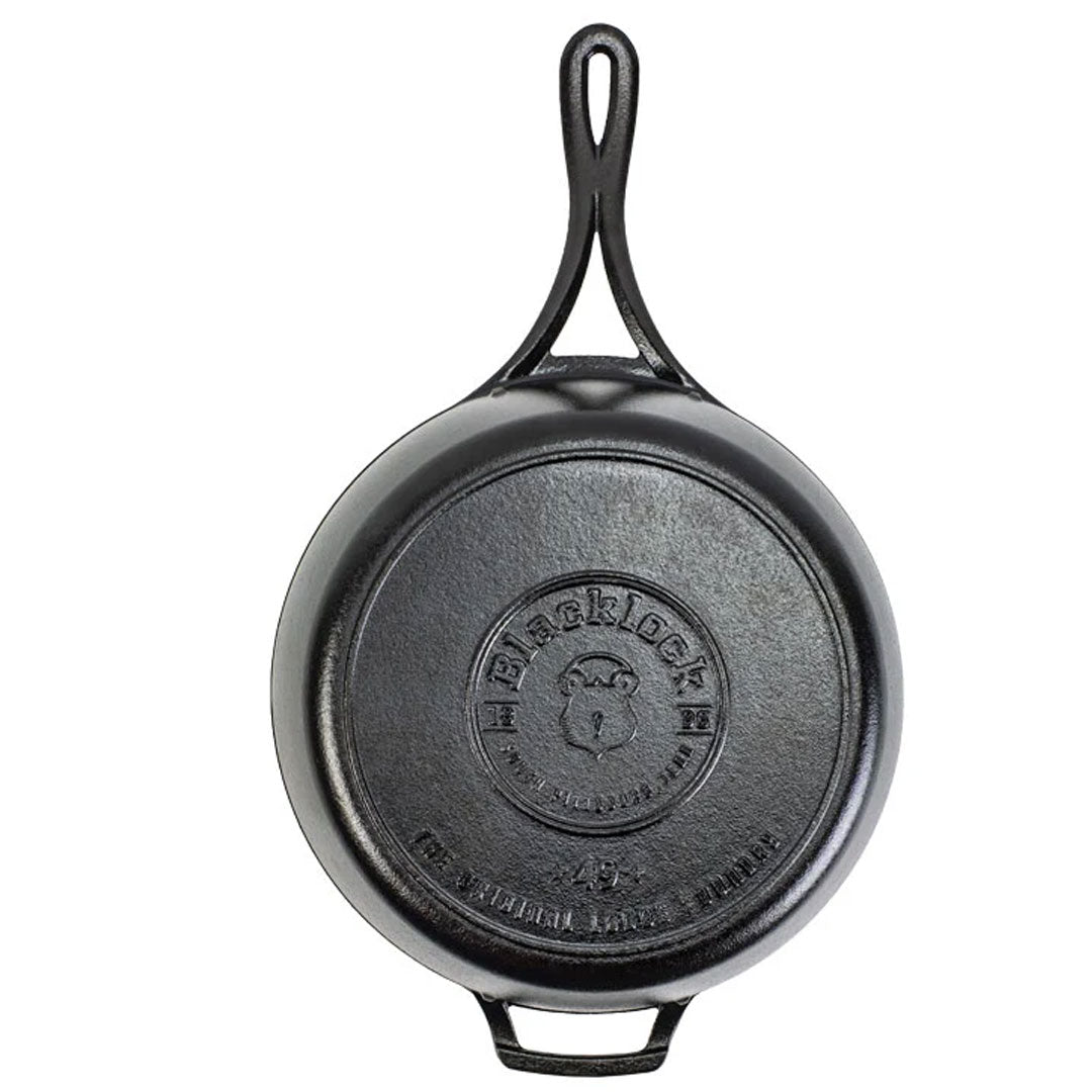 Blacklock 4 Quart Lightweight Cast Iron Deep Skillet With Lid – Cast ...