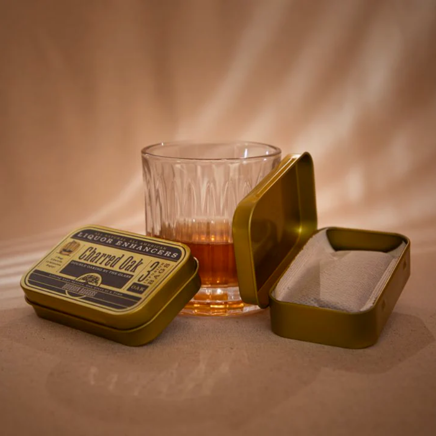 Charred Oak Infusion Bags by Bourbon Baggers-Tin of 3 – Cast Iron Company
