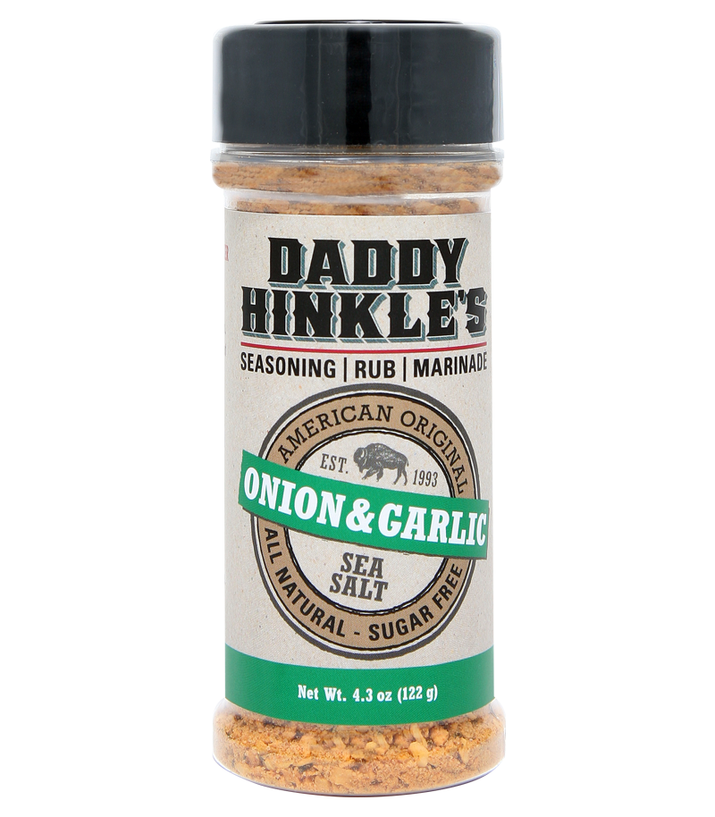Daddy Hinkle's Onion & Garlic Seasoning Rub 4.3 oz – Cast Iron Company